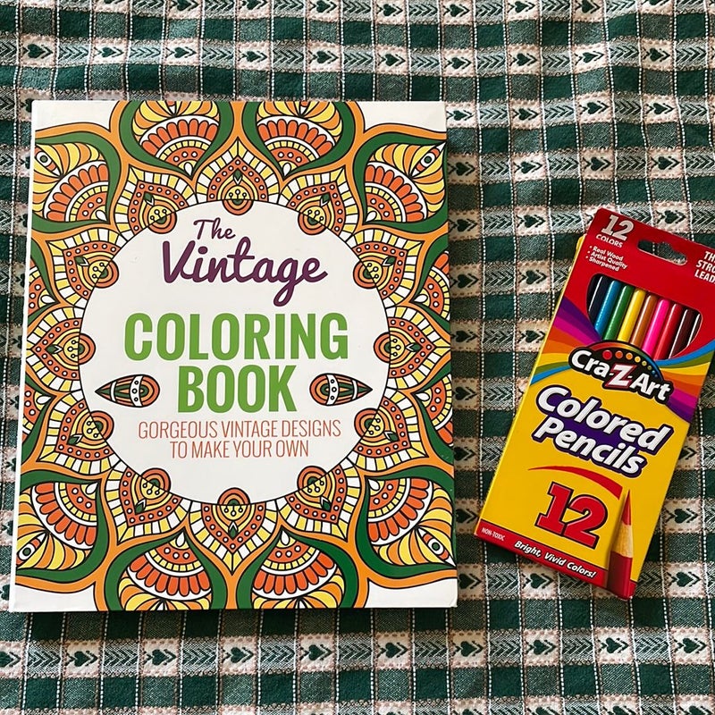 The Vintage Coloring Book by Canterbury Classics Staff