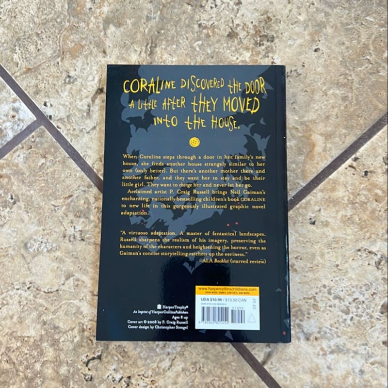 Coraline Graphic Novel by Neil Gaiman