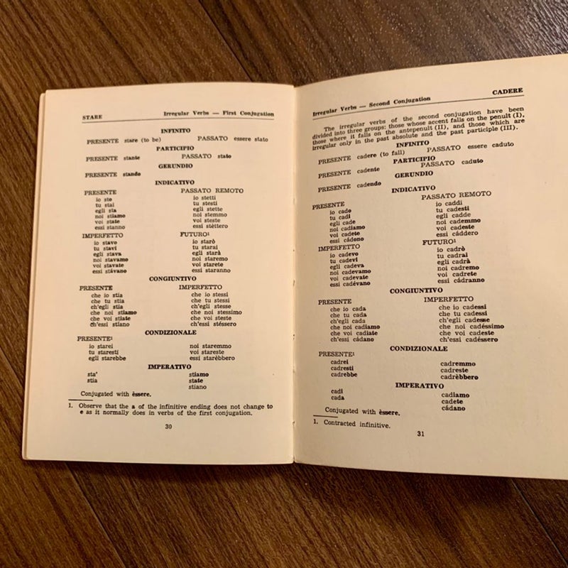 Italian Verbs - Regular and Irregular by Olga Ragusa, Paperback ...