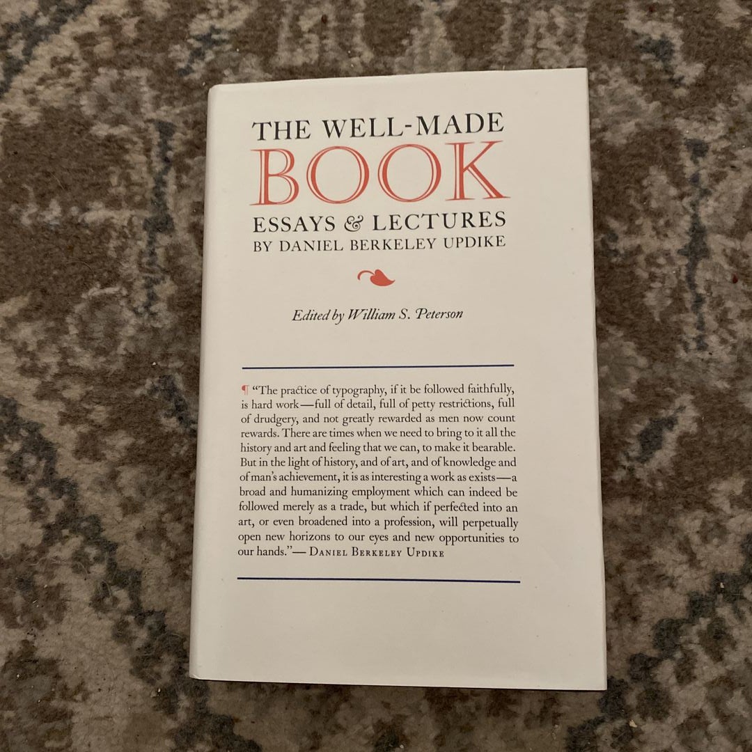 The Well-Made Book by Daniel Berkeley Updike
