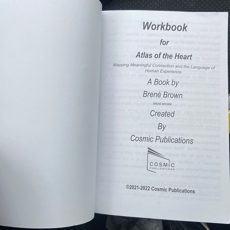 Workbook: Atlas of the Heart by Brené Brown: Mapping Meaningful ...