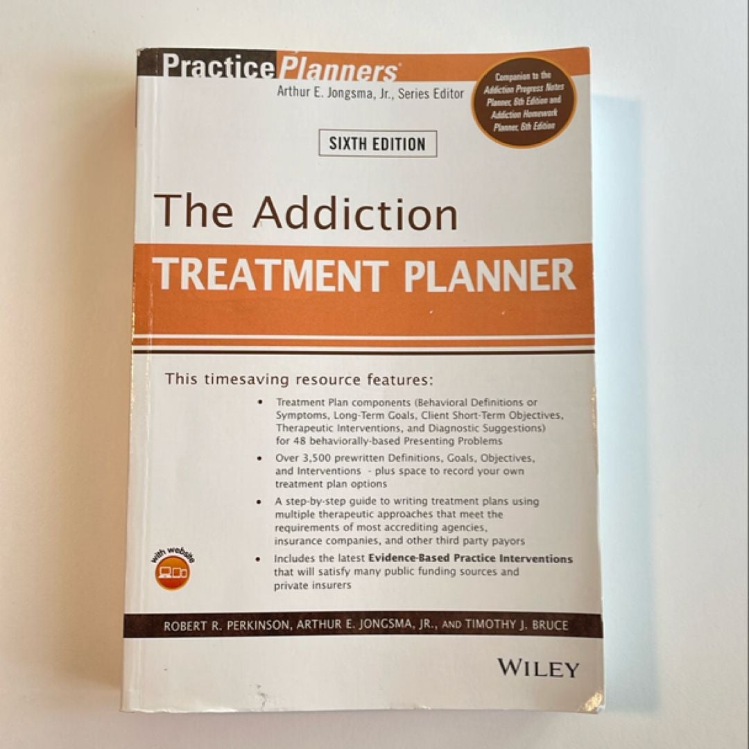 The Addiction Treatment Planner by Robert R. Perkinson, Arthur E ...