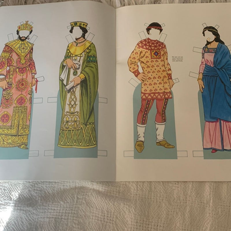 Byzantine Costumes Paper Dolls by Tom Tierney