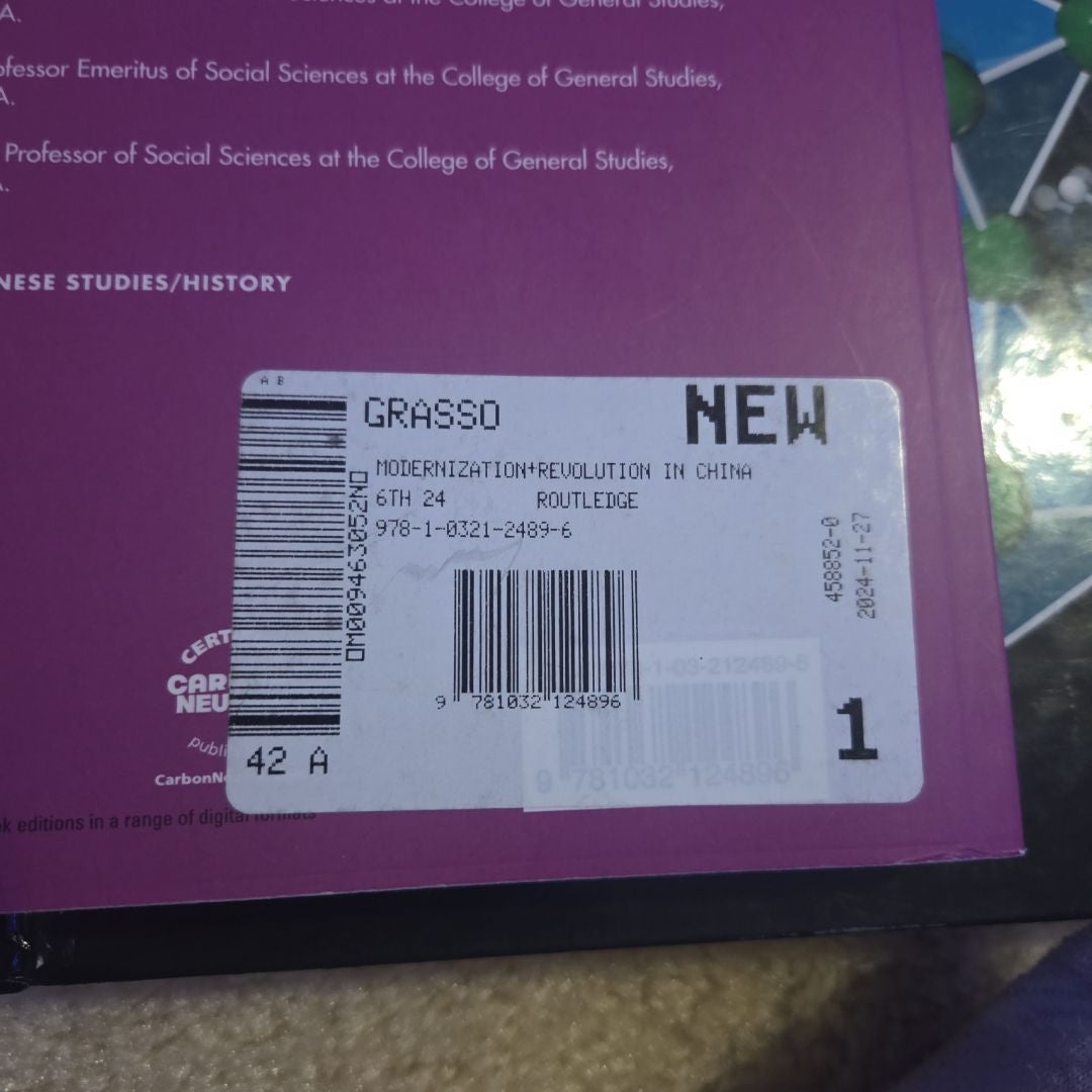 Modernization and Revolution in China by June Grasso