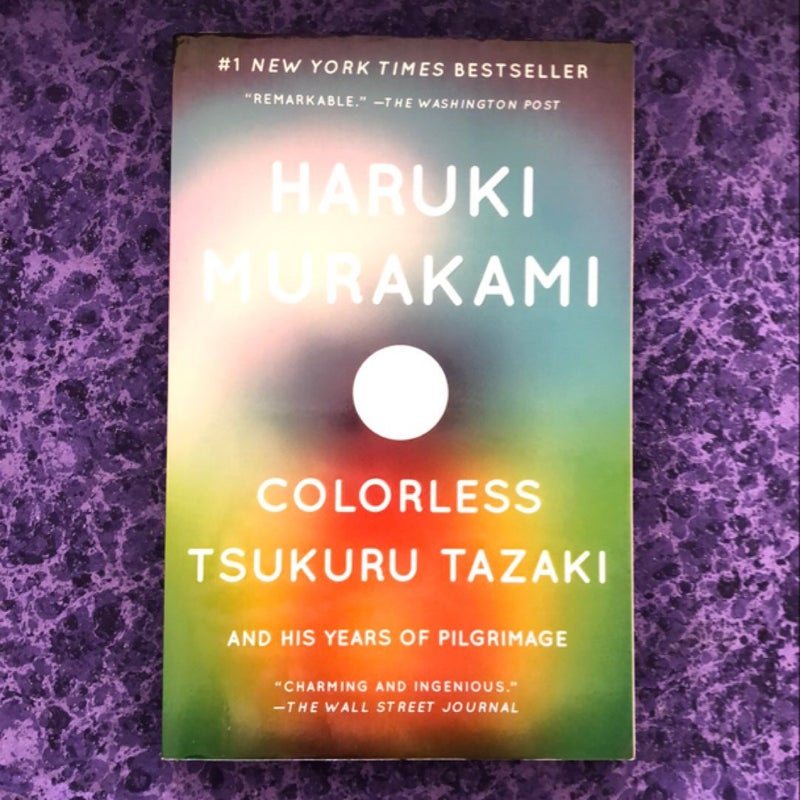 Colorless Tsukuru Tazaki and His Years of Pilgrimage by Haruki Murakami ...