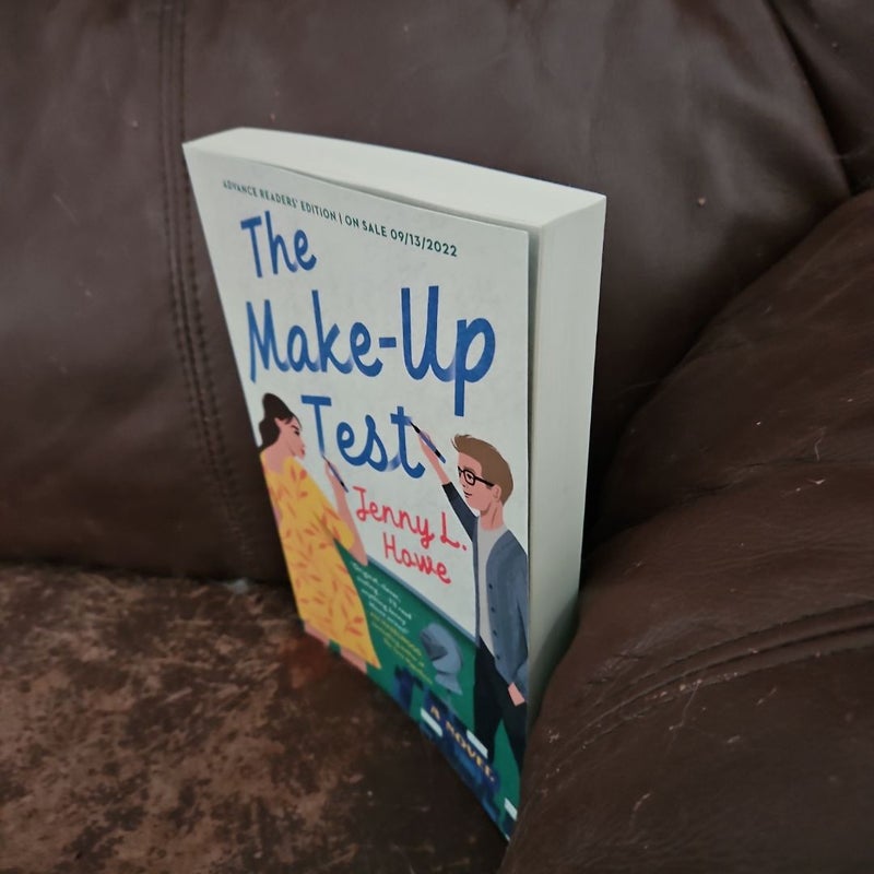 Advance reader copy the make up test contemporary romance college by ...
