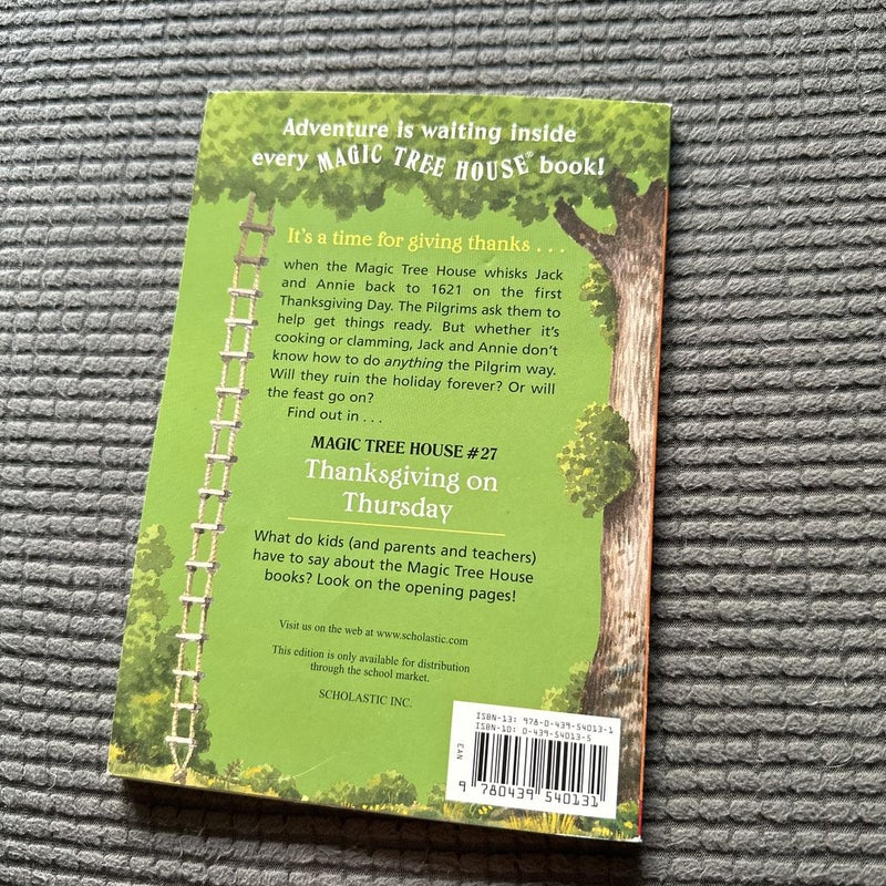 Magic Tree House #27: Thanksgiving on Thursday by Mary Pope Osborne ...