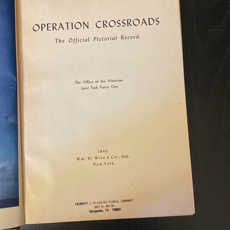 Operation Crossroads by Historian Joint Task Force One, Hardcover ...