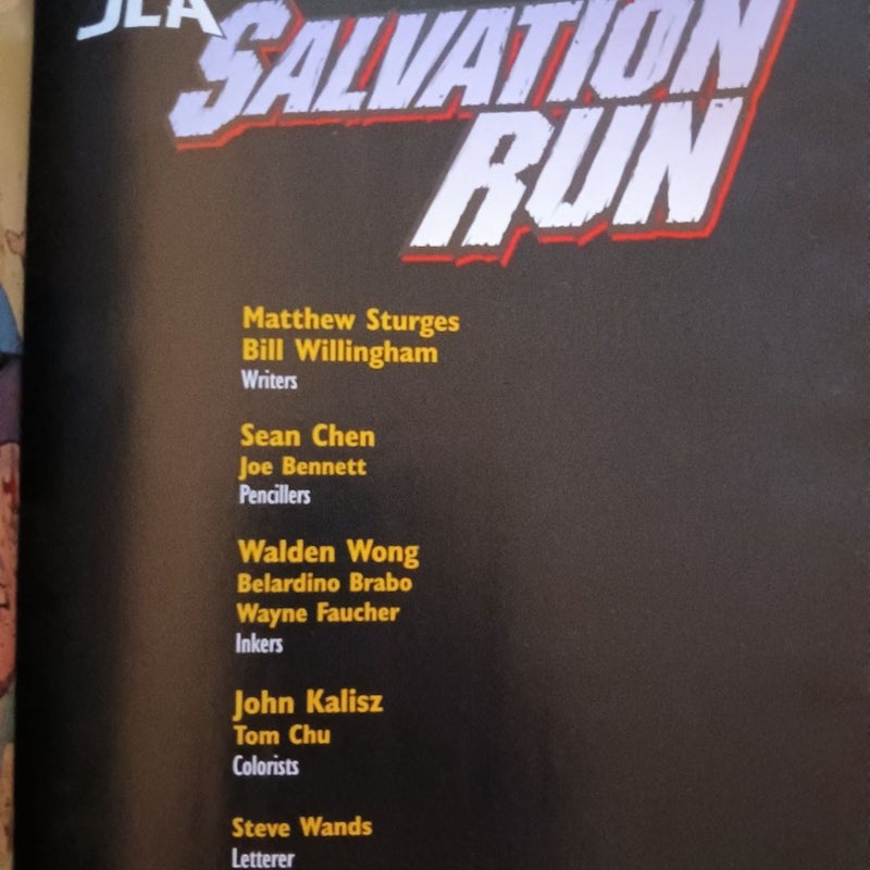 JLA - Salvation Run by Bill Willingham, Matt Sturges, Sean Chen, Walden ...