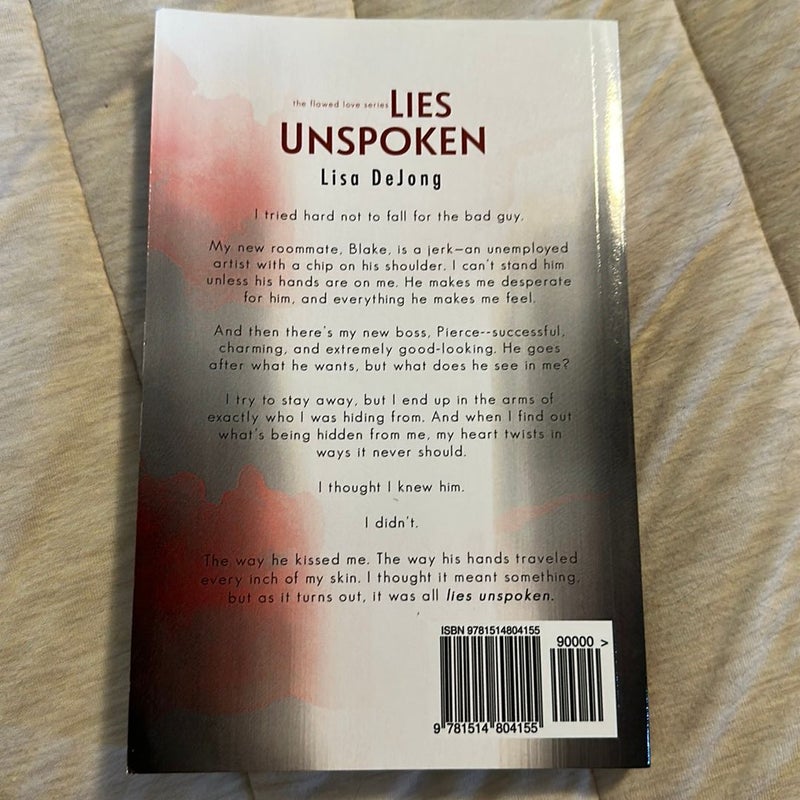 Lies Unspoken by Lisa De Jong, Paperback | Pangobooks