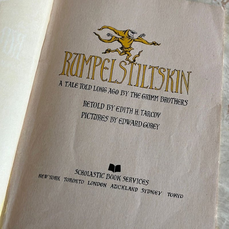 Rumpelstiltskin by Edith H. Tarcov, Edward Gorey , Paperback | Pangobooks