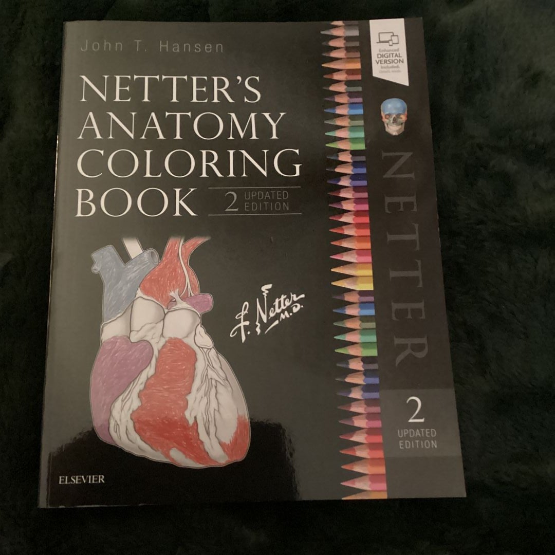 Netter's Anatomy Coloring Book Updated Edition by John T. Hansen