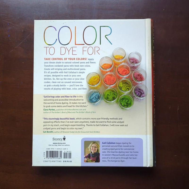 Hand Dyeing Yarn and Fleece by Gail Callahan