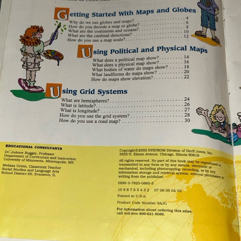 The Nystrom junior geographer atlas. by Nystrom, Herff Jones, Inc