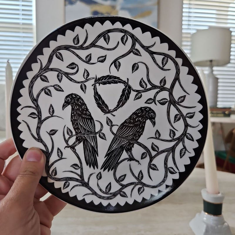 Fairyloot Ceramic Plate - The Raven Boys by Maggie Stiefvater ...
