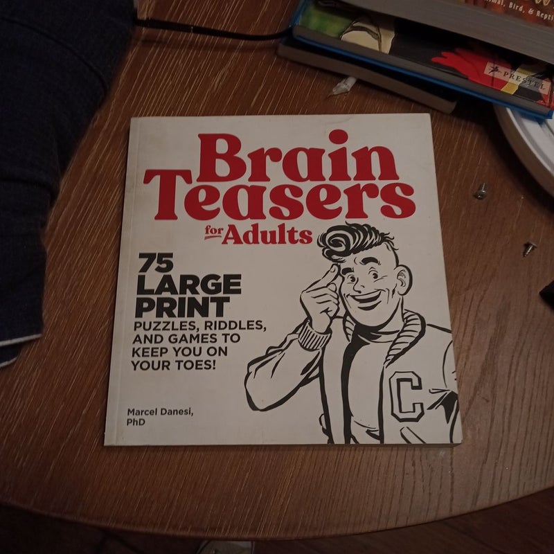 Brain Teasers for Adults by Marcel Danesi