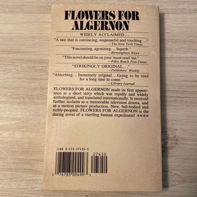 Flowers for Algernon by Daniel Keyes, Paperback | Pangobooks