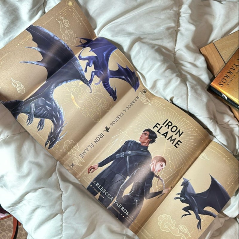 FOURTH WING (ORIGINAL FIRST EDITION SPRAYED EDGE) & IRON FLAME ...