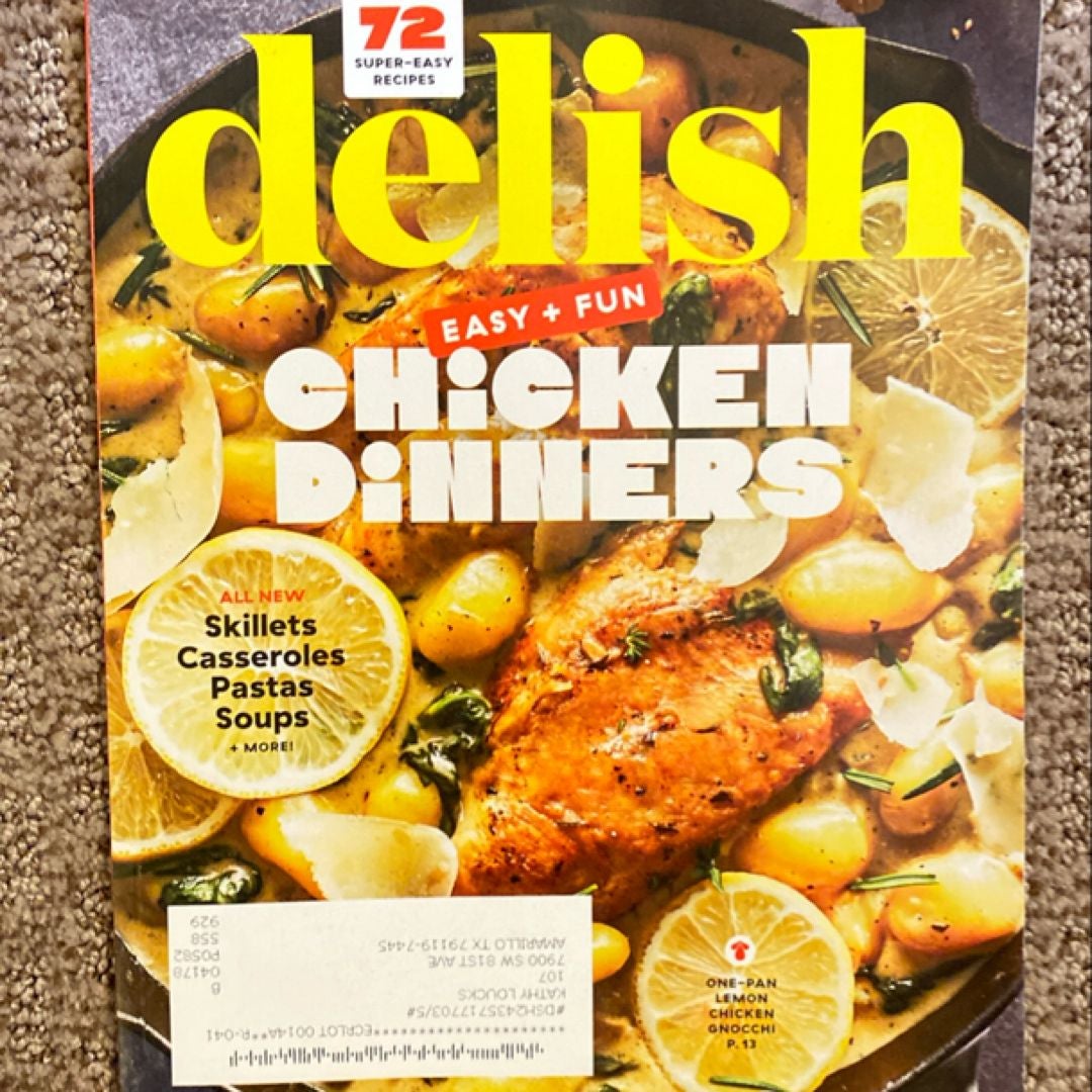 Delish - Easy & Fun Chicken Dinners by Hearst, Paperback | Pangobooks