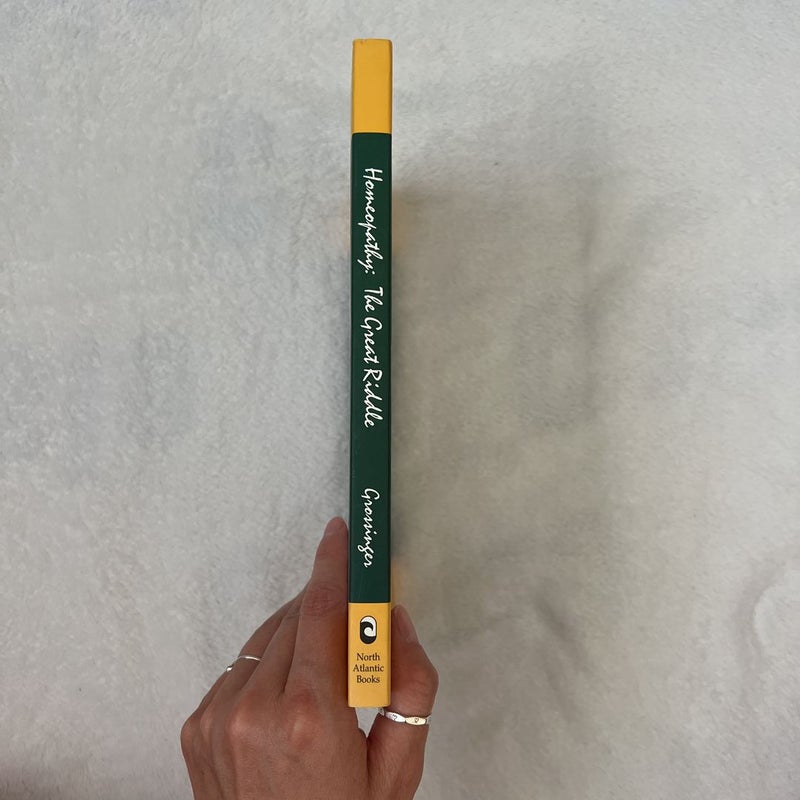 Homeopathy: the Great Riddle by Richard Grossinger, Dana Ullman