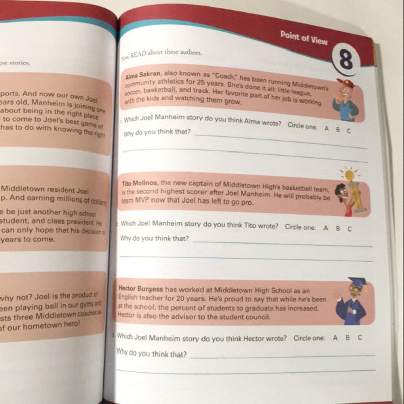 5th Grade Reading Comprehension Success Workbook by Sylvan Learning