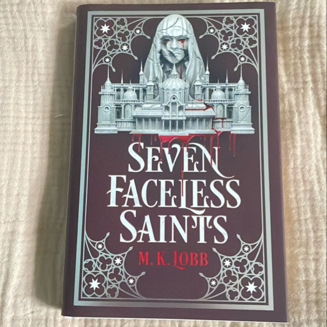 Seven Faceless Saints *Fairyloot edition* by M.K.Lobb, Hardcover ...