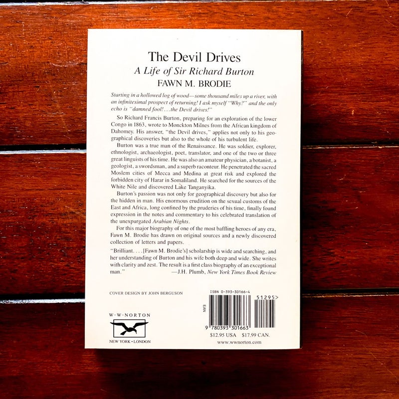 Devil Drives by Fawn Brodie, Paperback | Pango Books