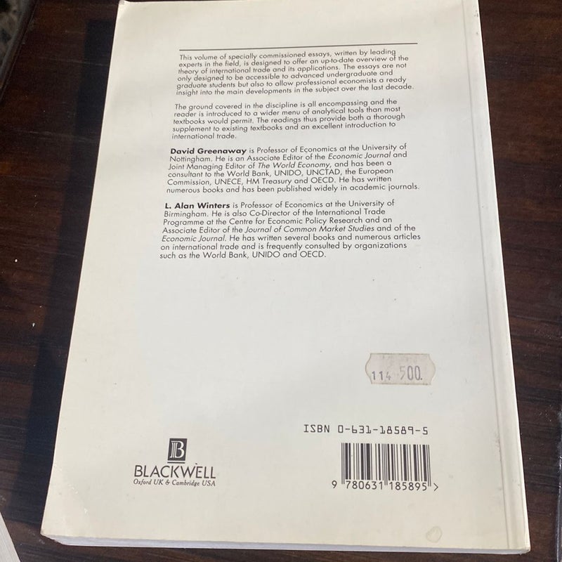 Surveys in International Trade by David Greenaway, Paperback | Pangobooks