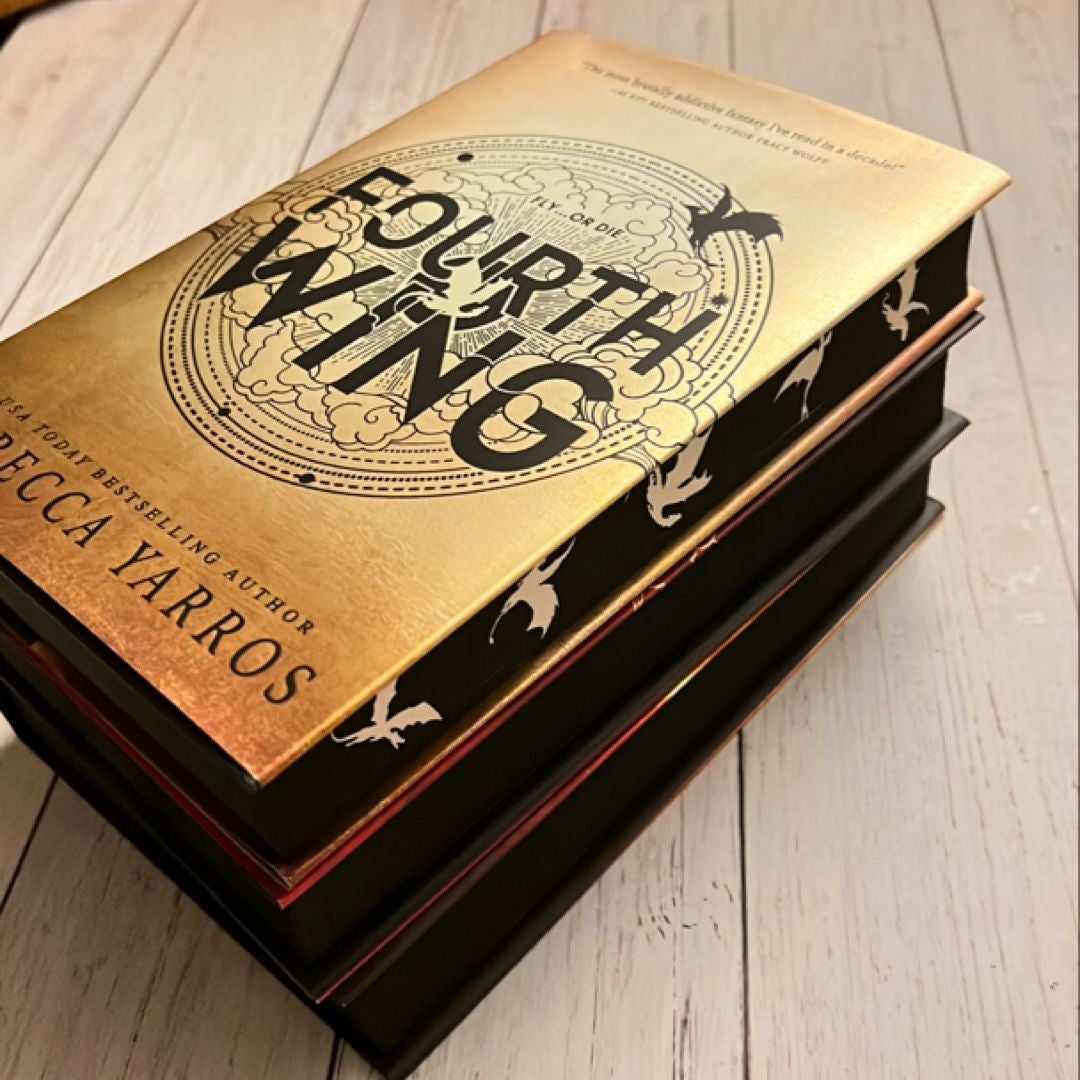 Fourth Wing First Edition Sprayed Edges Special Holiday by Rebecca ...
