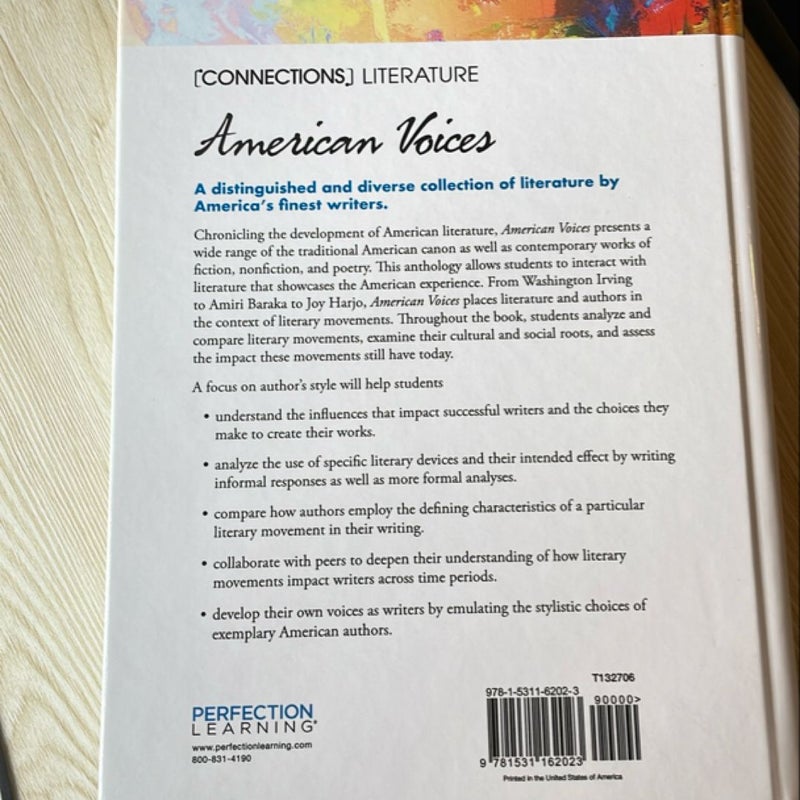 American Voices by Perfection Learning, Hardcover | Pangobooks