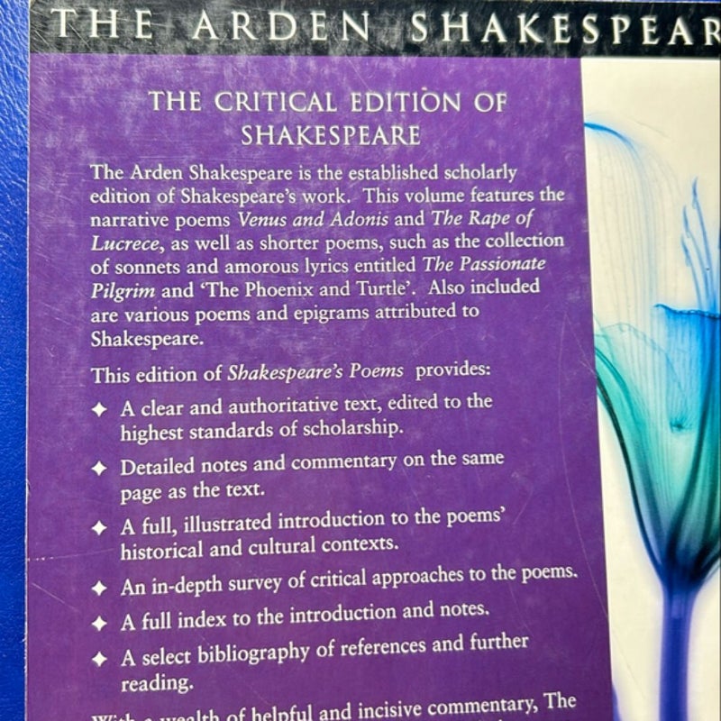 Shakespeare's Poems by Ann Thompson, David Scott Kastan, Richard ...