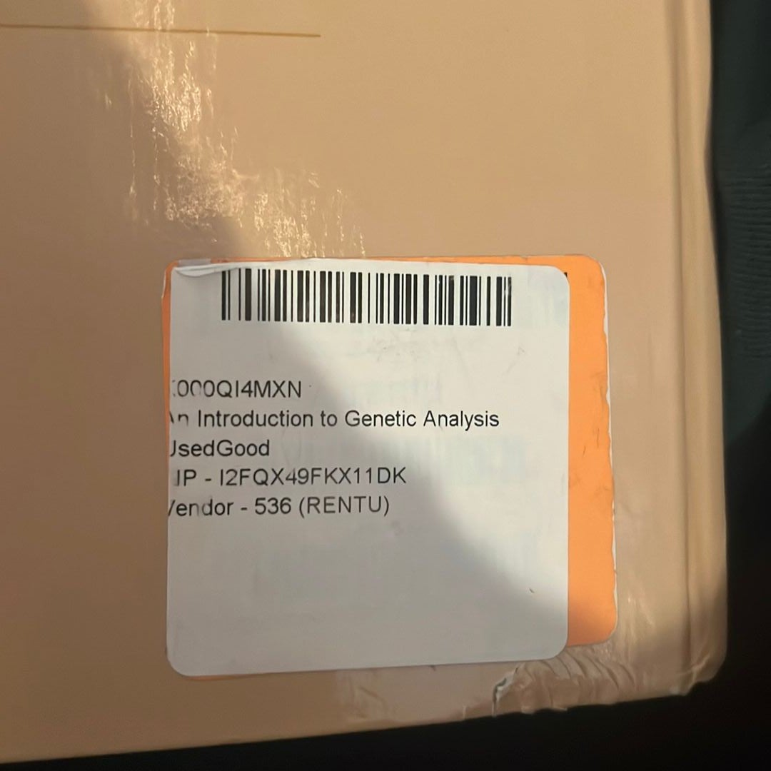 Introduction to Genetic Analysis by Anthony J. F. Griffiths, Susan R ...