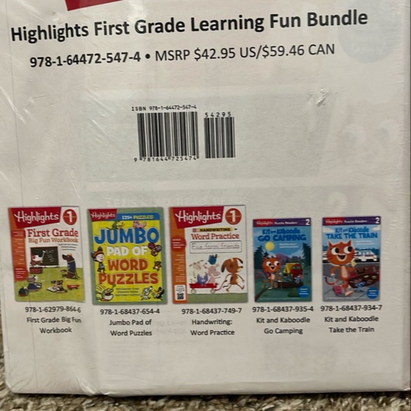 First Grade Learning Fun Bundle by Highlights