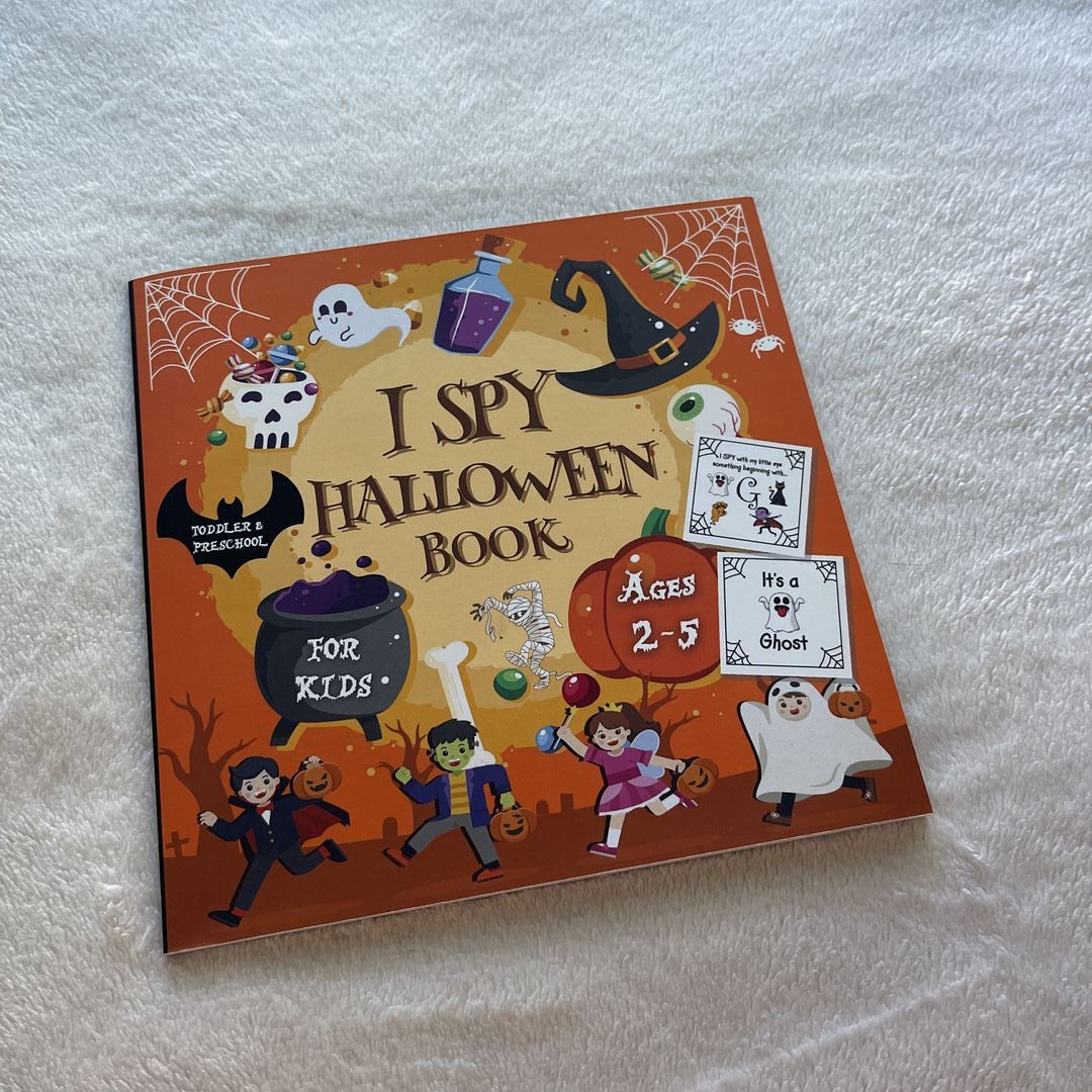 | Toddler and Preschool I Spy Halloween Book for Kids Ages 2-5 by ...