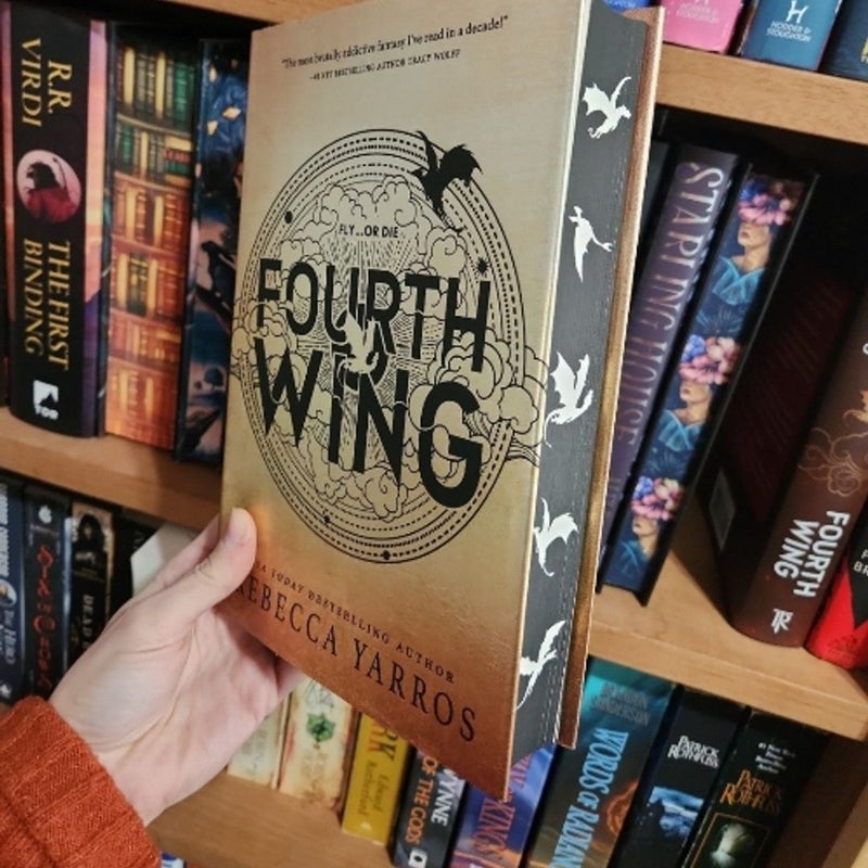 First Edition Fourth Wing by Rebecca Yarros , Hardcover | Pangobooks