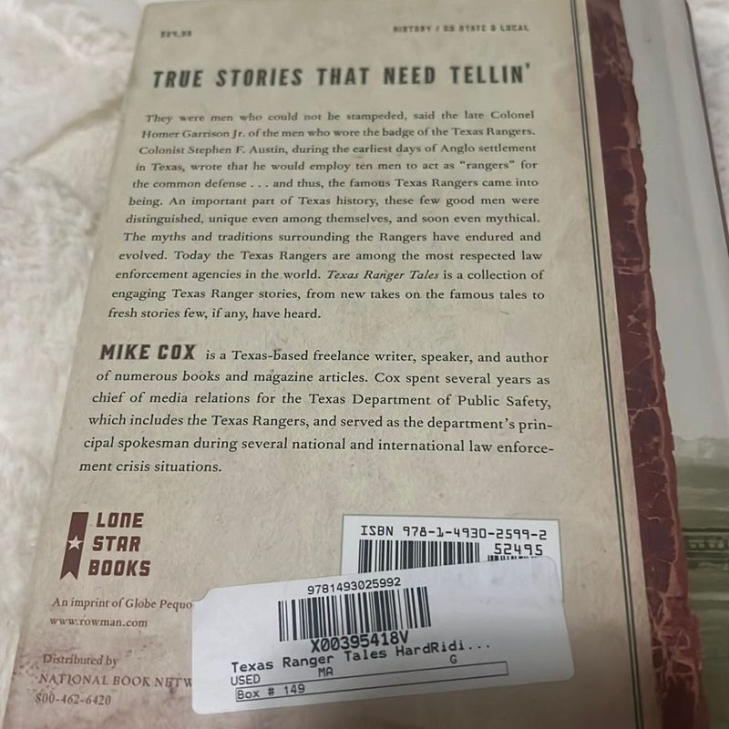 Texas Ranger Tales by Mike Cox