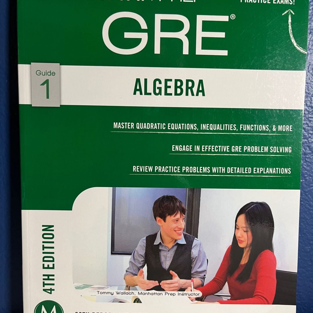GRE Algebra Strategy Guide by Manhattan Prep, Paperback | Pangobooks GRE Algebra Strategy Guide by Manhattan Prep, Paperback | Pangobooks