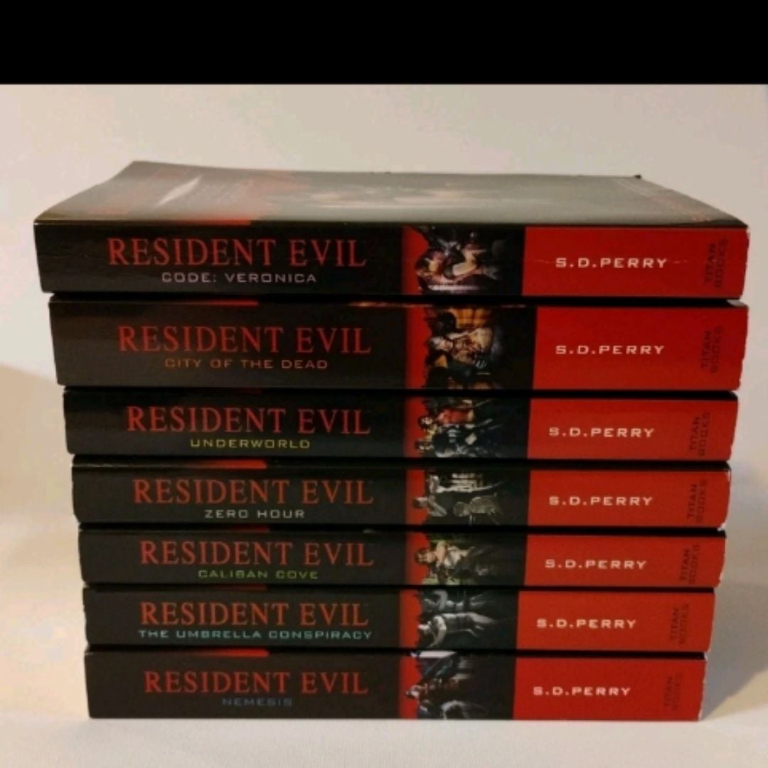 Resident Evil by S.D. Perry - 1st Ed Titan Books Complete Set [Vol. I ...