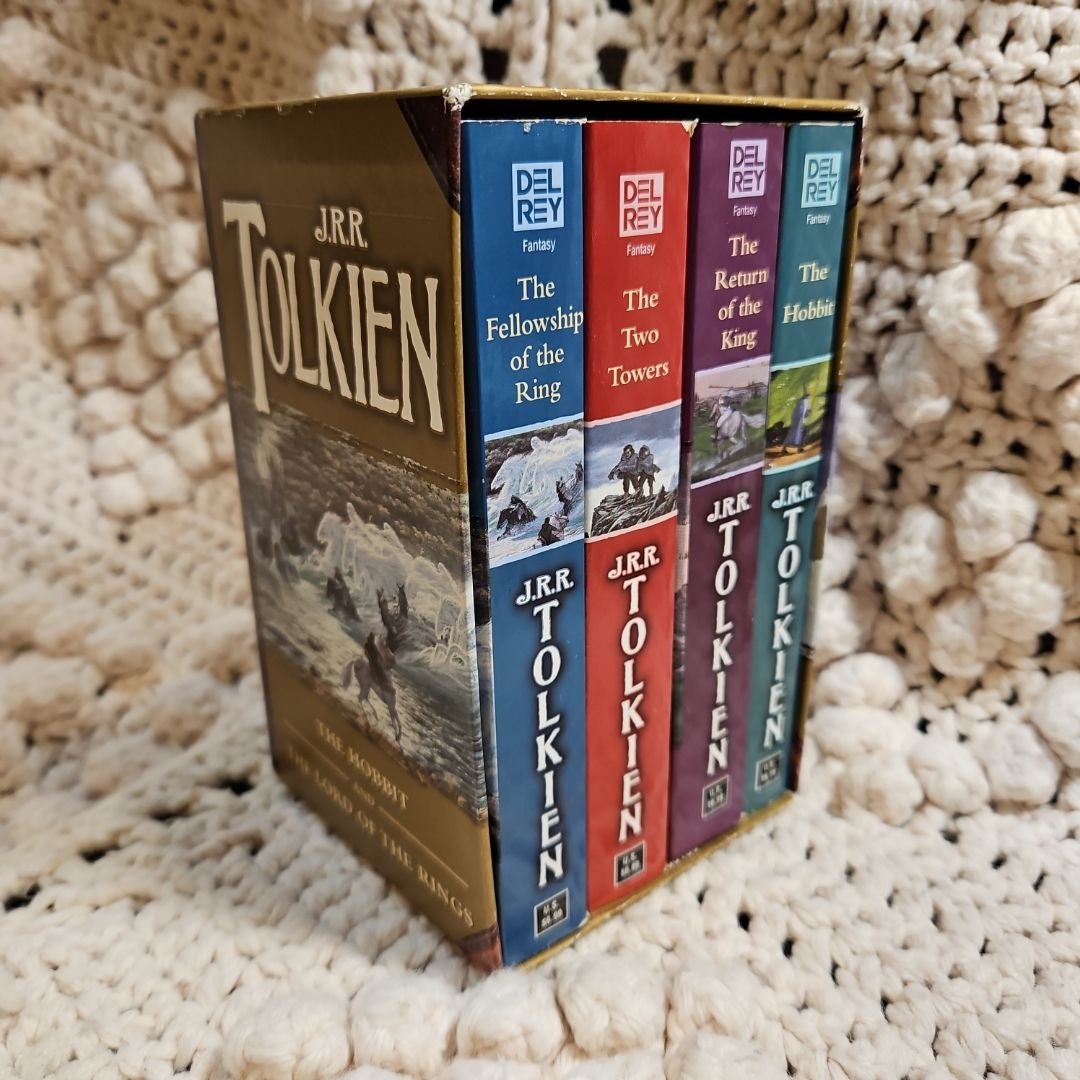 J. R. R. Tolkien 4-Book Boxed Set: the Hobbit and the Lord of the Rings ...
