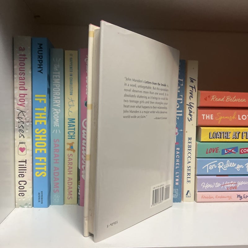Letters from the Inside by John Marsden, Hardcover | Pangobooks