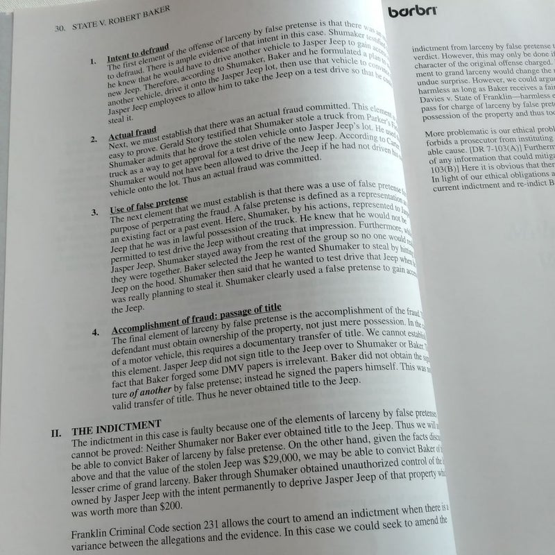 Barbri Multistate Performance Test Workbook 2011 by Professor Peter Jan ...