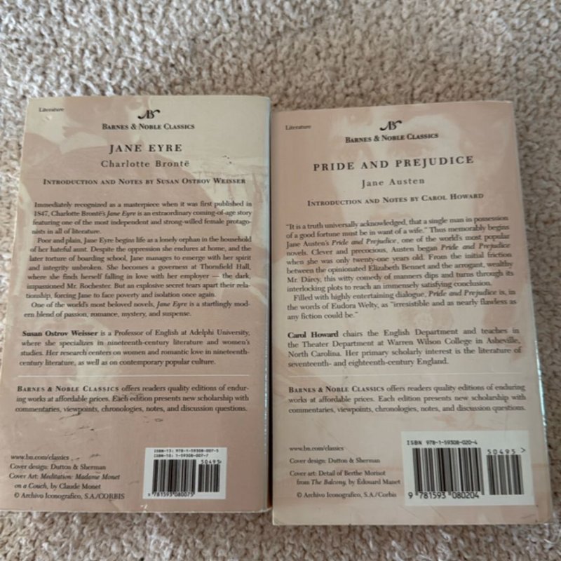 Pride and Prejudice Jane Eyre Bundle BUNDLE by , Paperback | Pangobooks