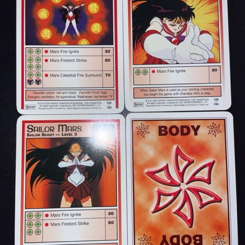 Sailor Moon First Edition Sailor Mars Card by , Paperback | Pangobooks
