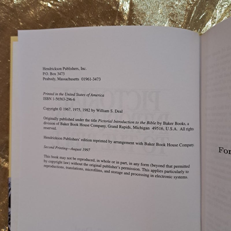 Pictorial Introduction to the Bible by William S. Deal, Hardcover | Pangobooks