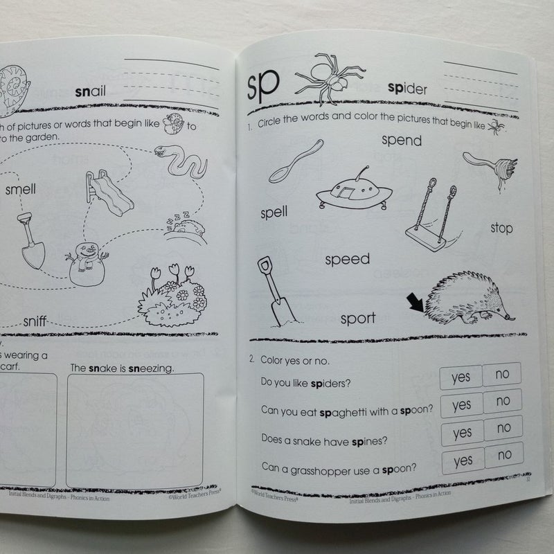 Initial Blends and Digraphs by Jane Beals, Graeme Beals