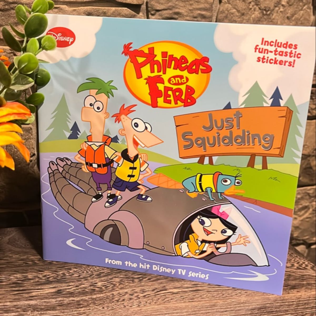 Phineas and Ferb Just Squidding by Disney Books