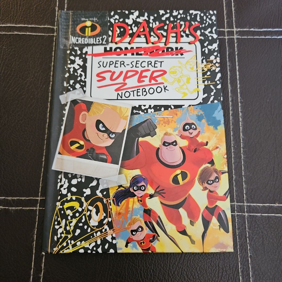 Disney Pixar Incredibles 2: Dash's Super-Secret Super Notebook by ...