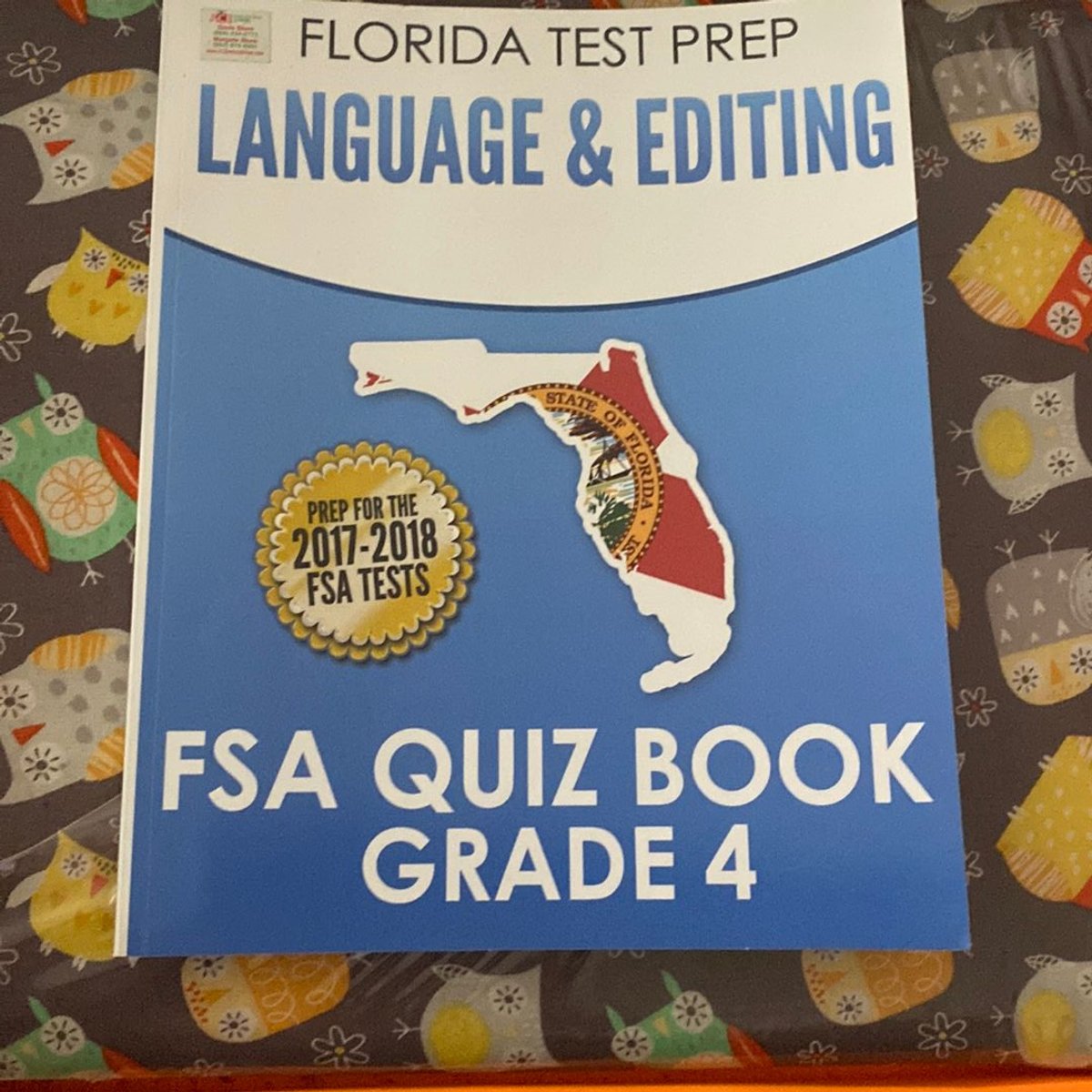 FLORIDA TEST PREP Language and Editing FSA Quiz Book Grade 4 by Test ...