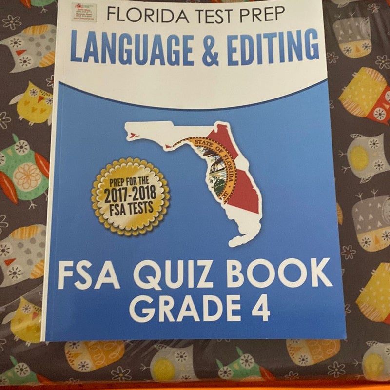 FLORIDA TEST PREP Language and Editing FSA Quiz Book Grade 4 by Test ...