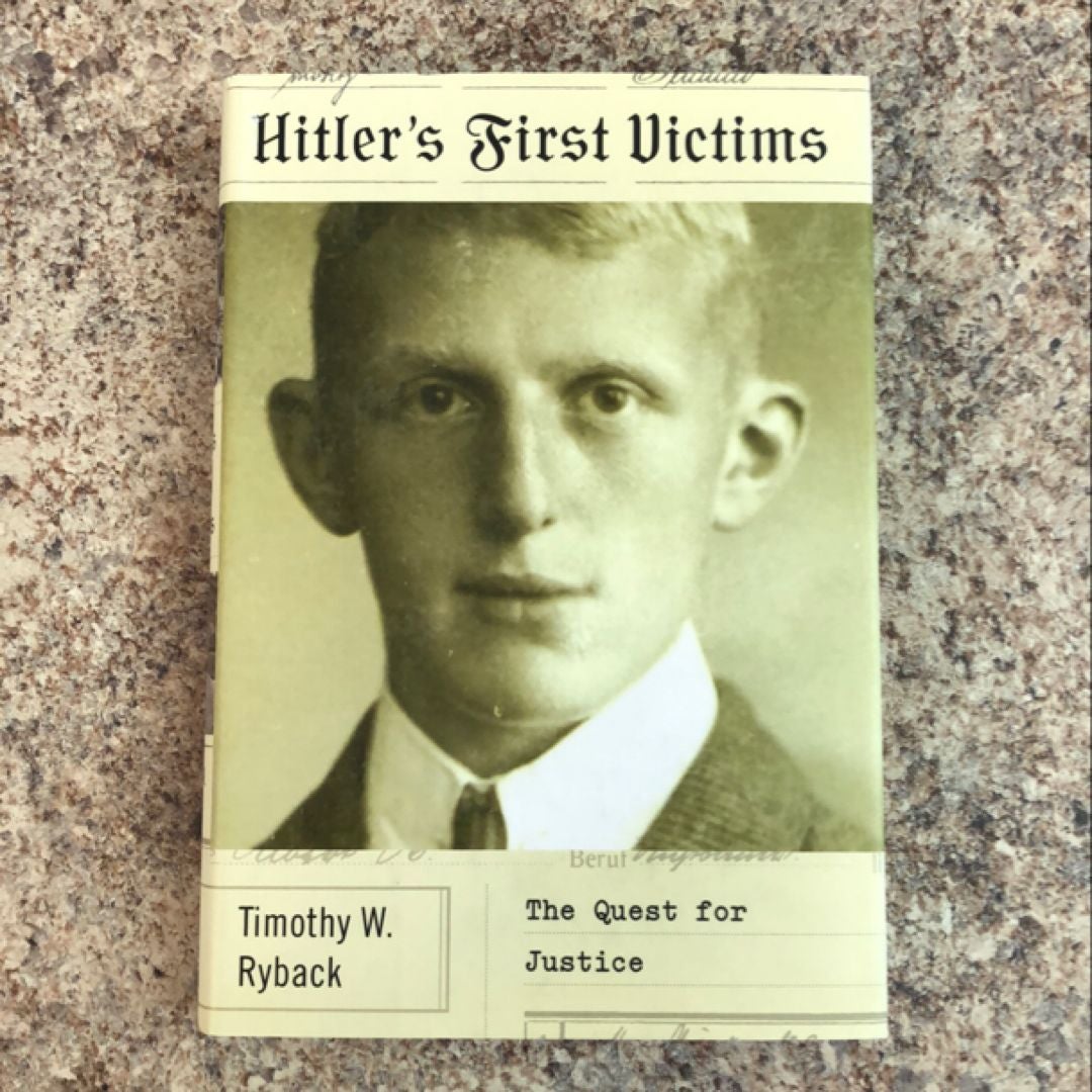 Hitler's First Victims by Timothy W. Ryback, Hardcover | Pangobooks
